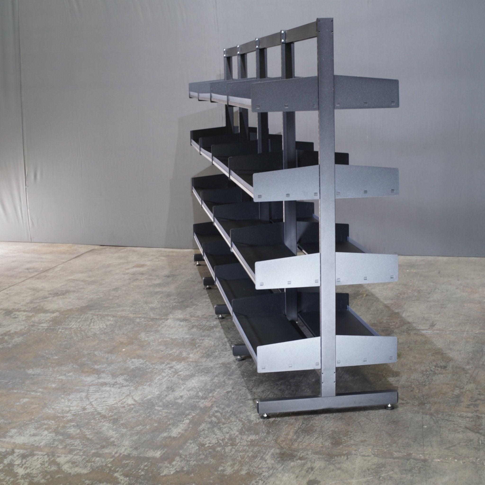 Cantilever Double Sided Shelving Unit For Sale at 1stDibs