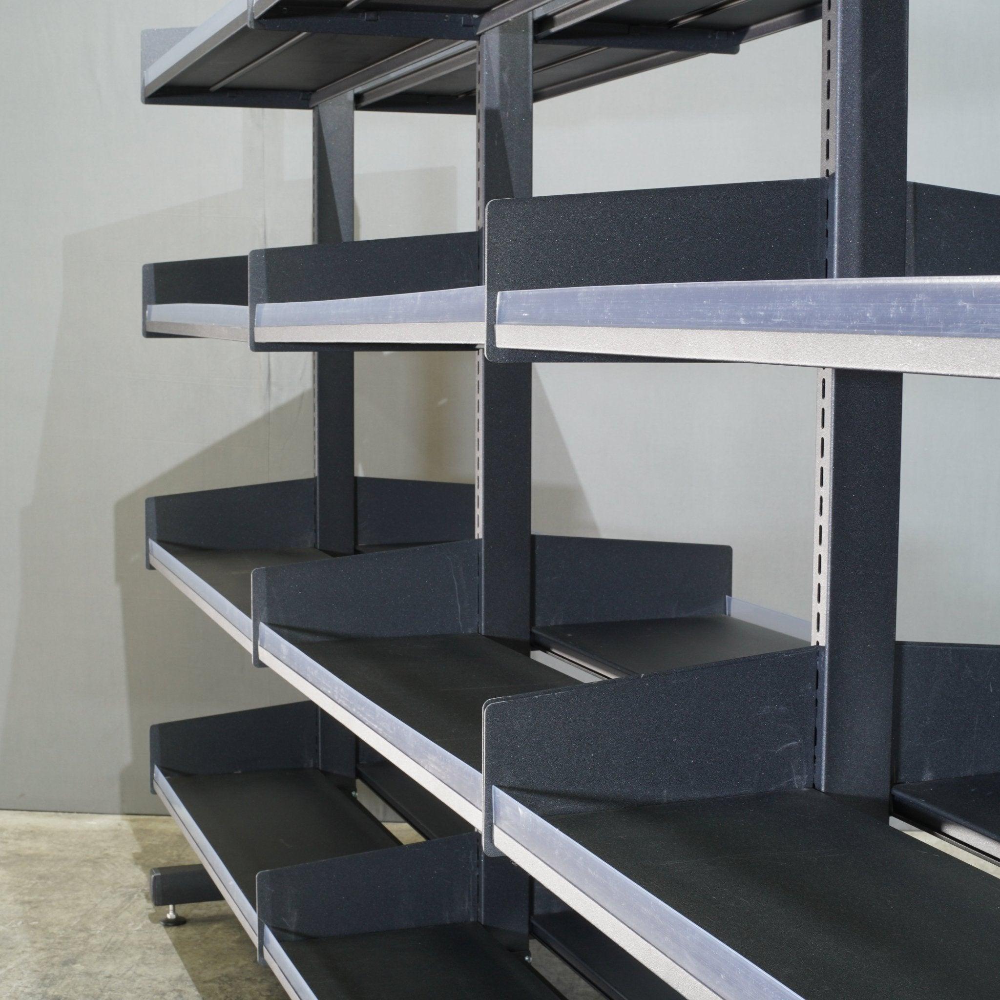 Cantilever Double Sided Shelving Unit For Sale at 1stDibs