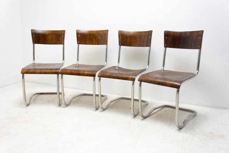 Cantilever lounge set by Hynek Gottwald, Bauhaus period, 1930´s For ...