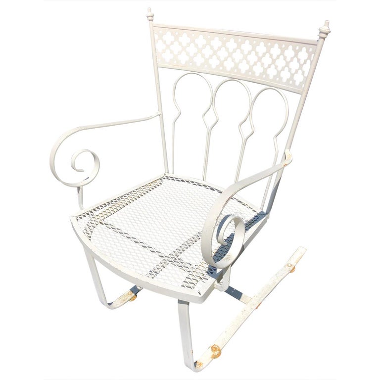 Cantilever Lounging Armchair by Salterini Taj Mahal Motif For Sale at ...