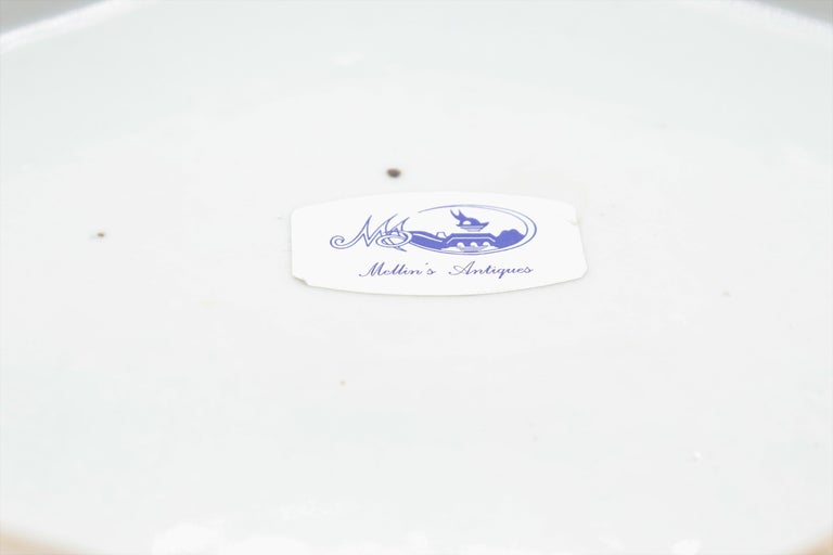 Canton 19th Century Blue and White Large Footed "Relish Tray" For Sale ...