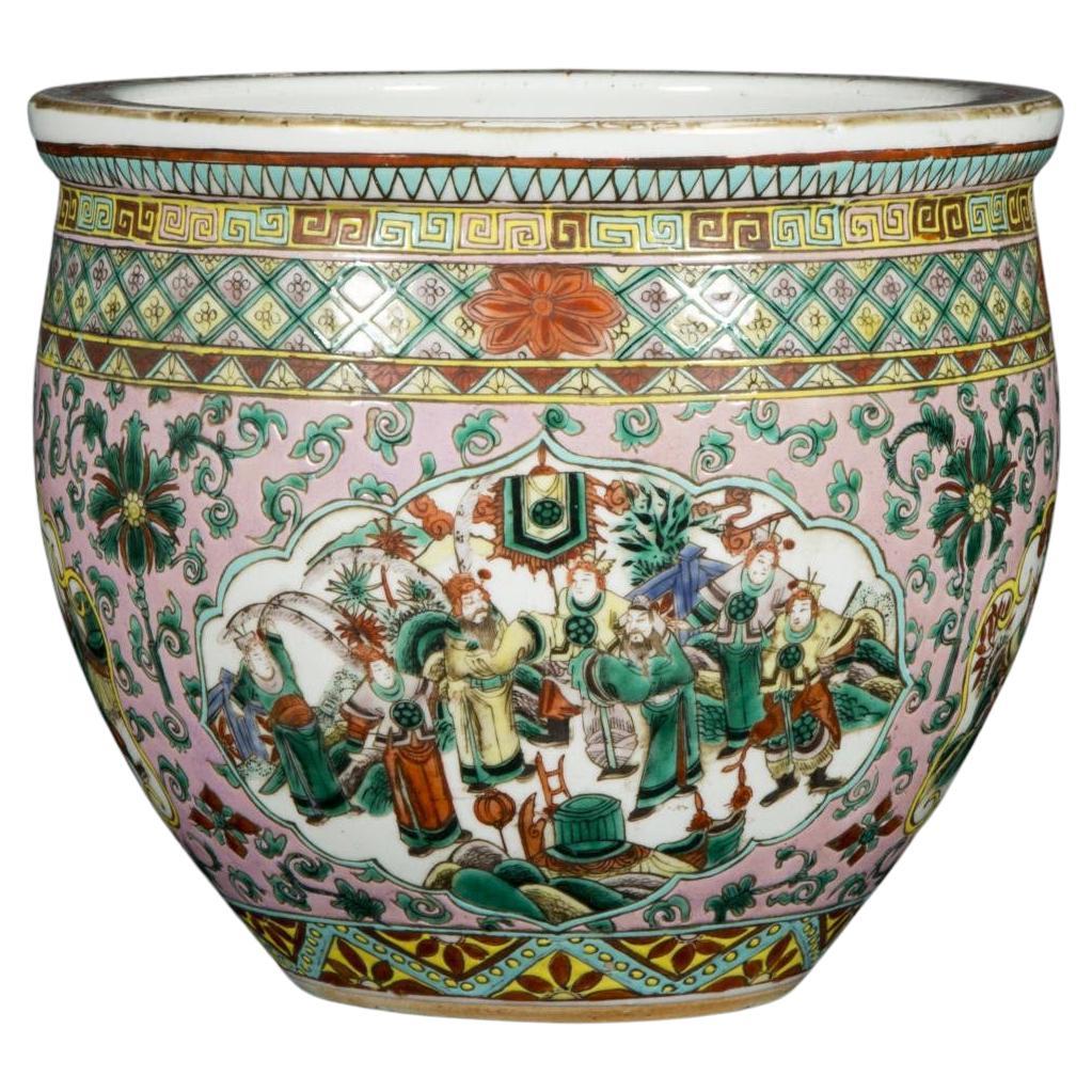 Large English Flow-Blue Jardiniere or Cache Pot at 1stDibs | cache pot ...