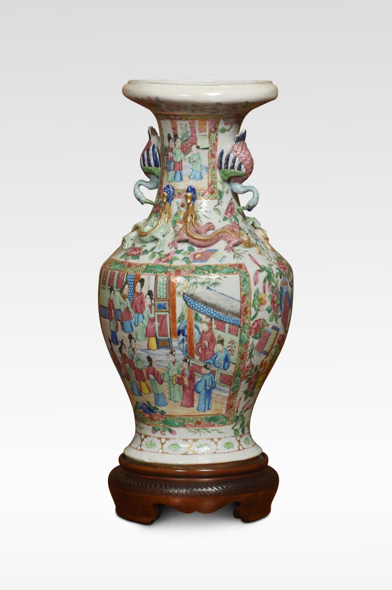 Cantonese Famille Rose Vases For Sale at 1stDibs