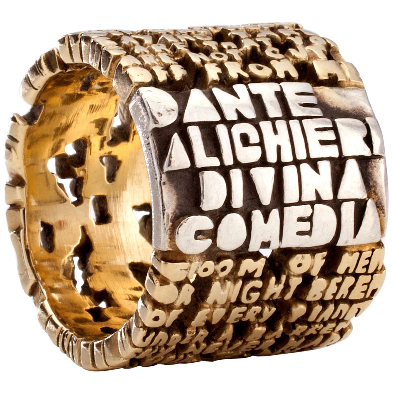 "Cantos" Hell-IV Ring, in Sterling Silver with 18-Karat Gold by Anne ...