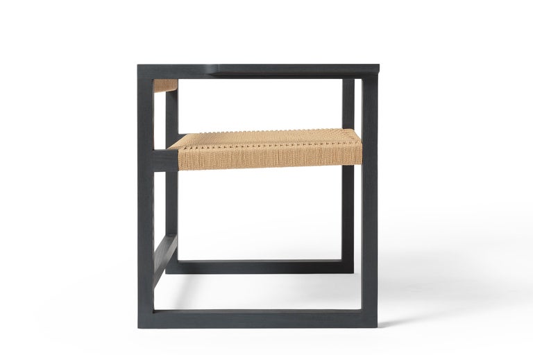 Canva Chair, Occasional Chair in Blackened Ash with Handwoven Danish ...