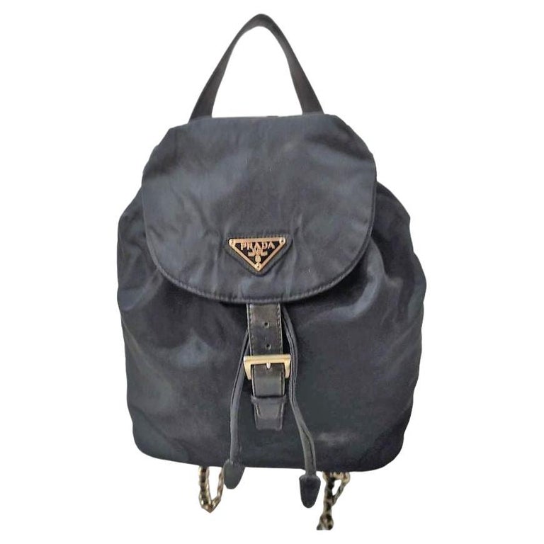 Prada Canvas backpack size Unique at 1stDibs