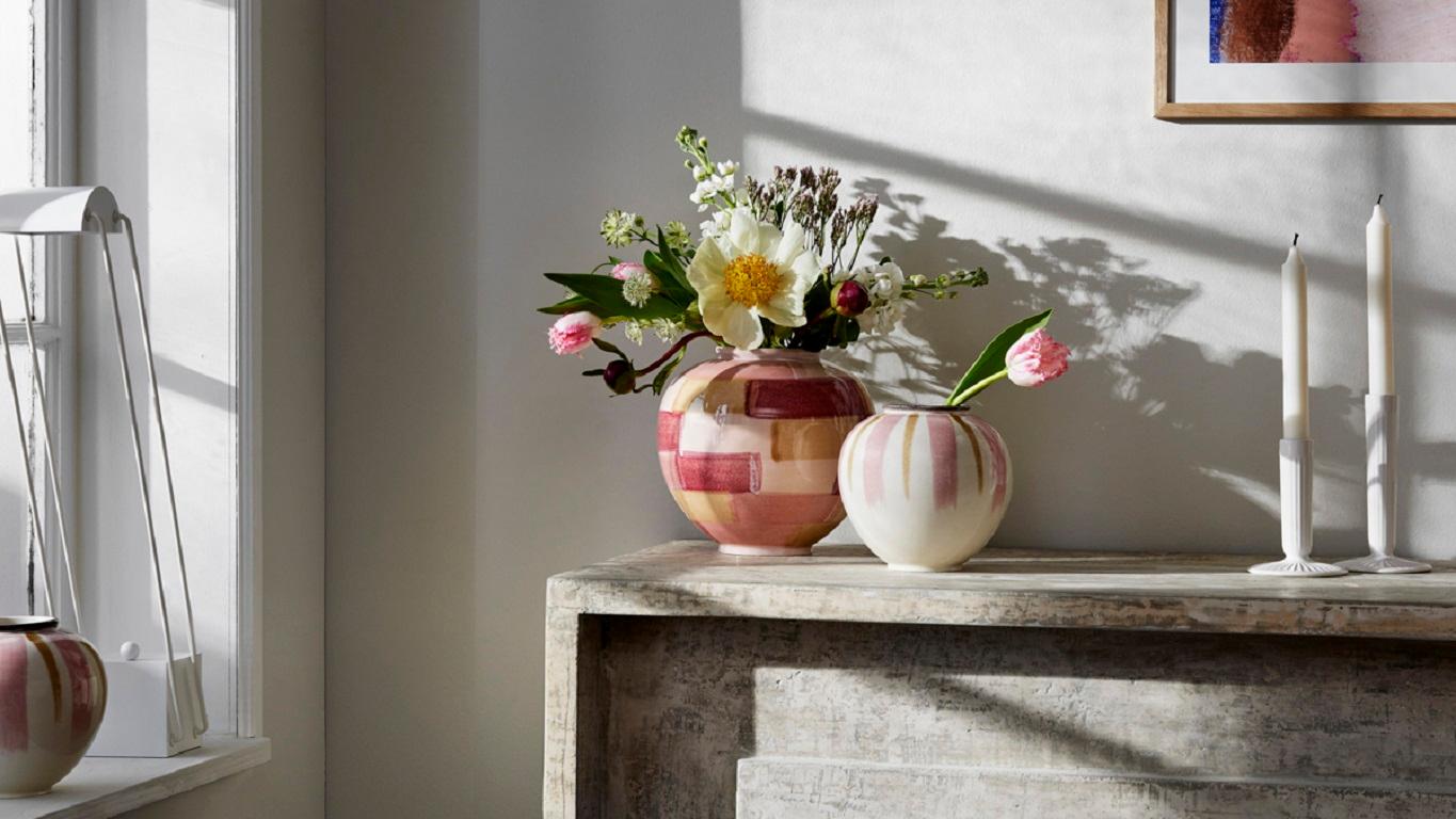 Canvas Vase, Rose For Sale at 1stDibs