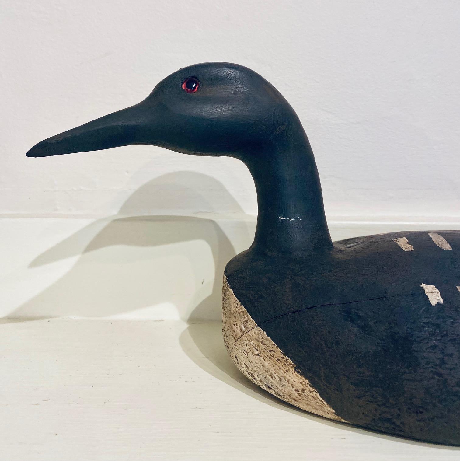 Cape Cod Loon Decoy, circa 1940s at 1stDibs