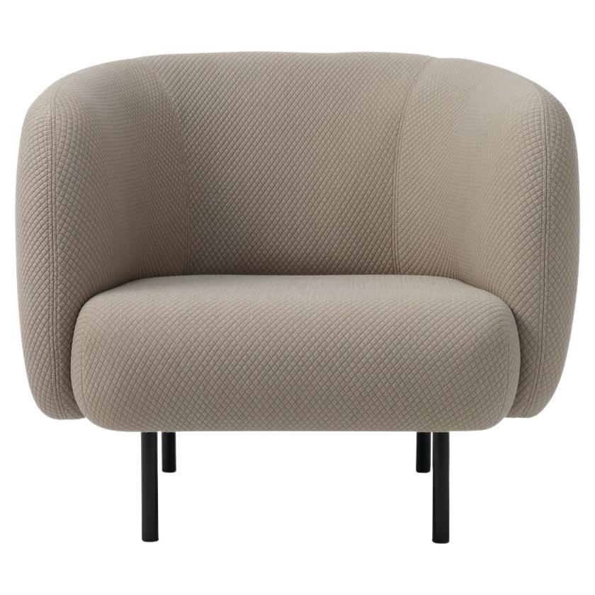 Mood Taupe Leather Lounge Chair For Sale at 1stDibs