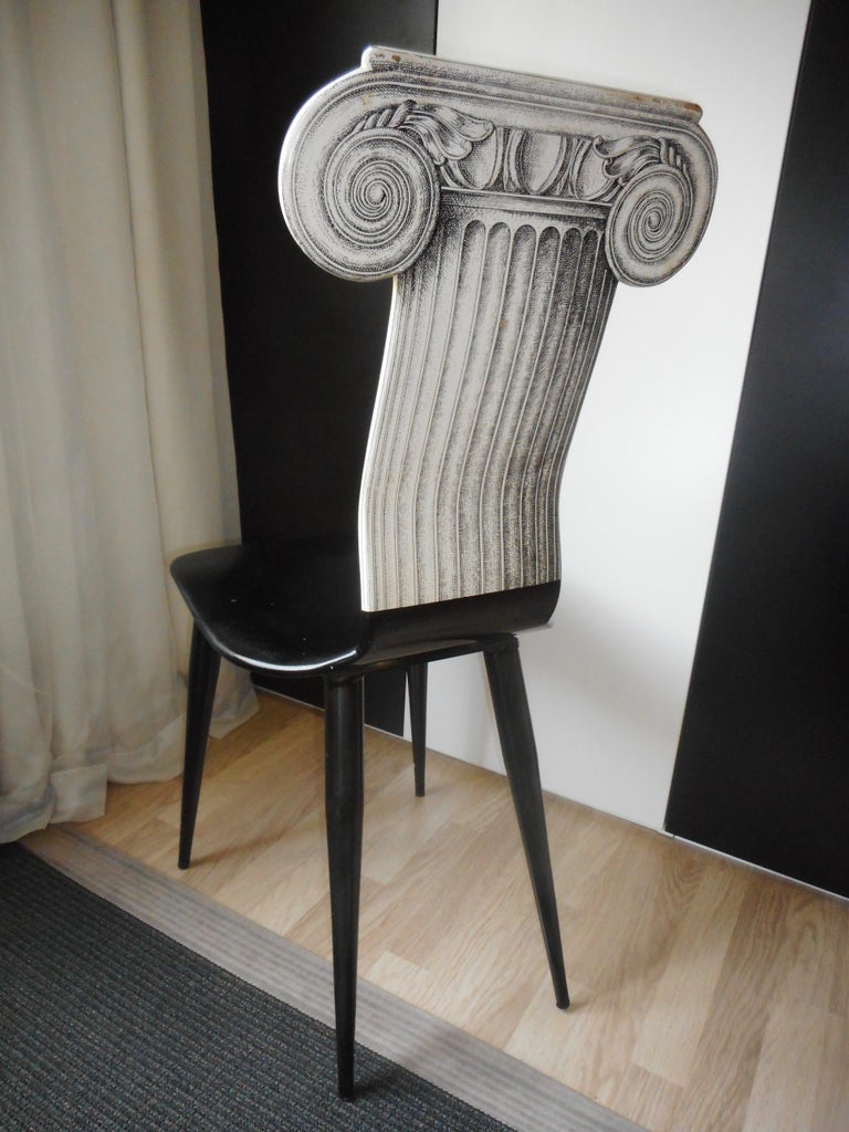 Capitello Chair by Fornasetti, Italy, 1988 at 1stDibs