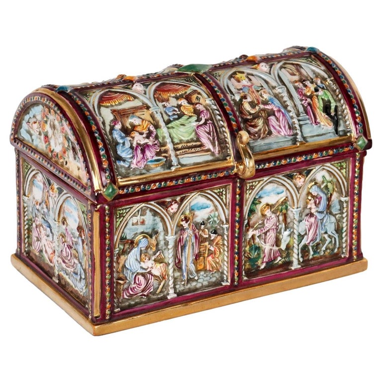 Capodimonte Box, XXth Century at 1stDibs