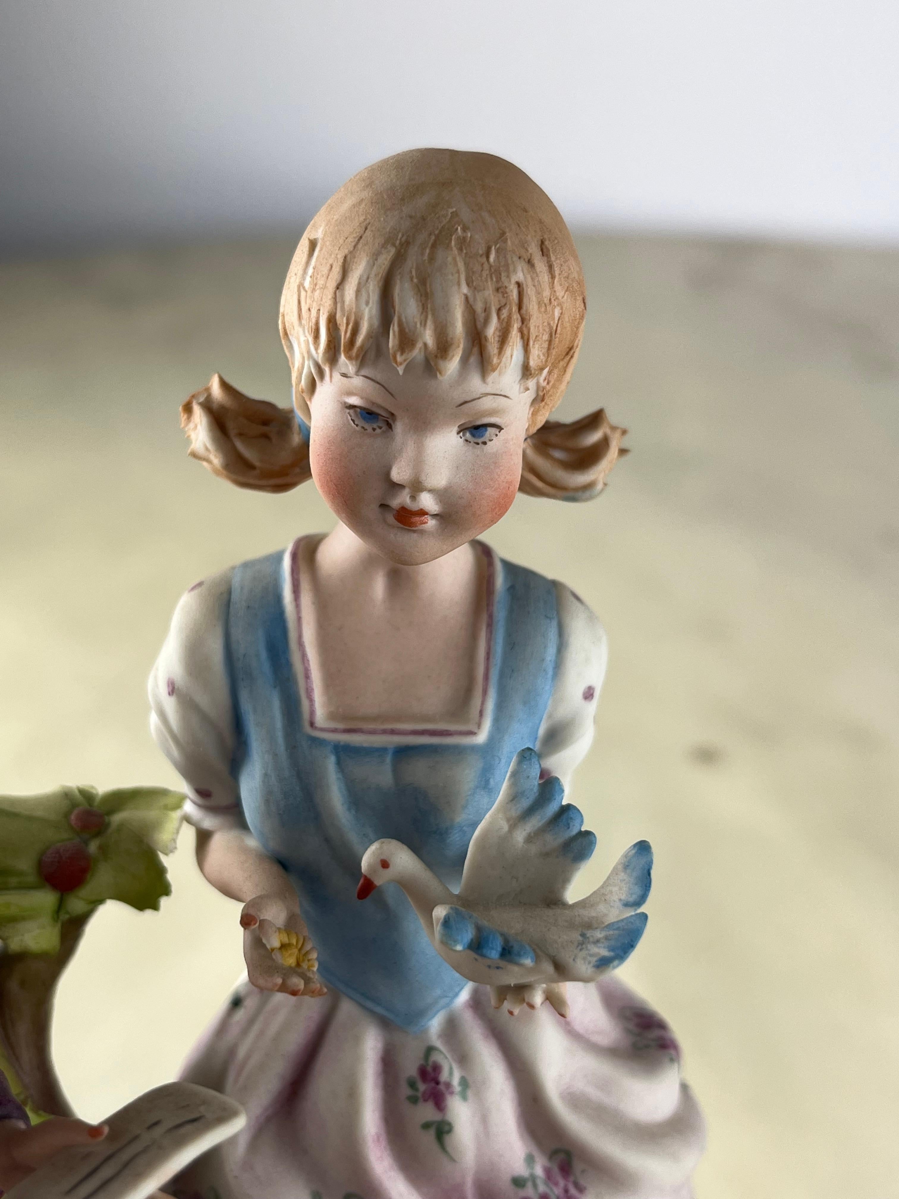 Capodimonte Porcelain Figurine, Italy, 1970s For Sale at 1stDibs