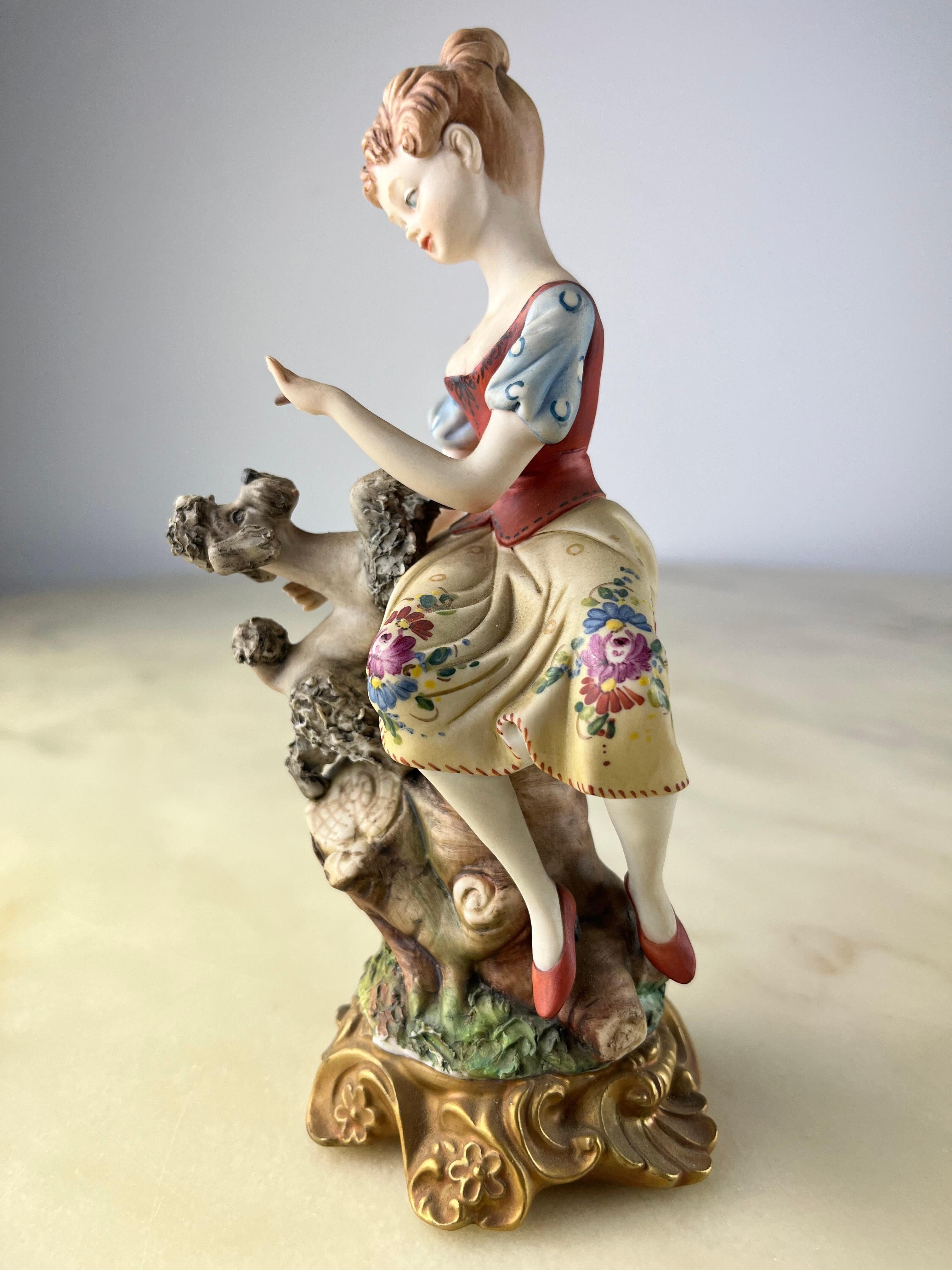 Capodimonte Porcelain Figurine, Italy, 1970s For Sale at 1stDibs