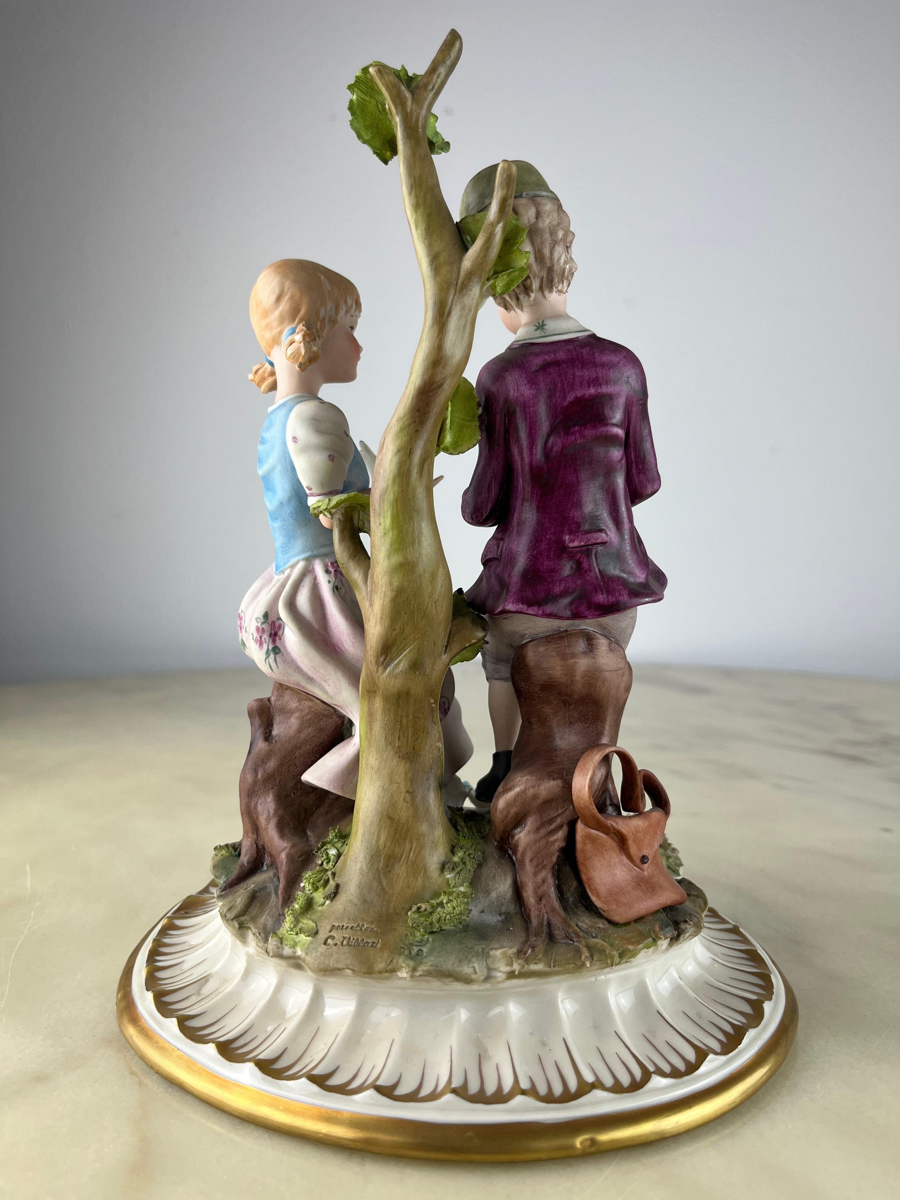 Capodimonte Porcelain Figurine, Italy, 1970s For Sale at 1stDibs