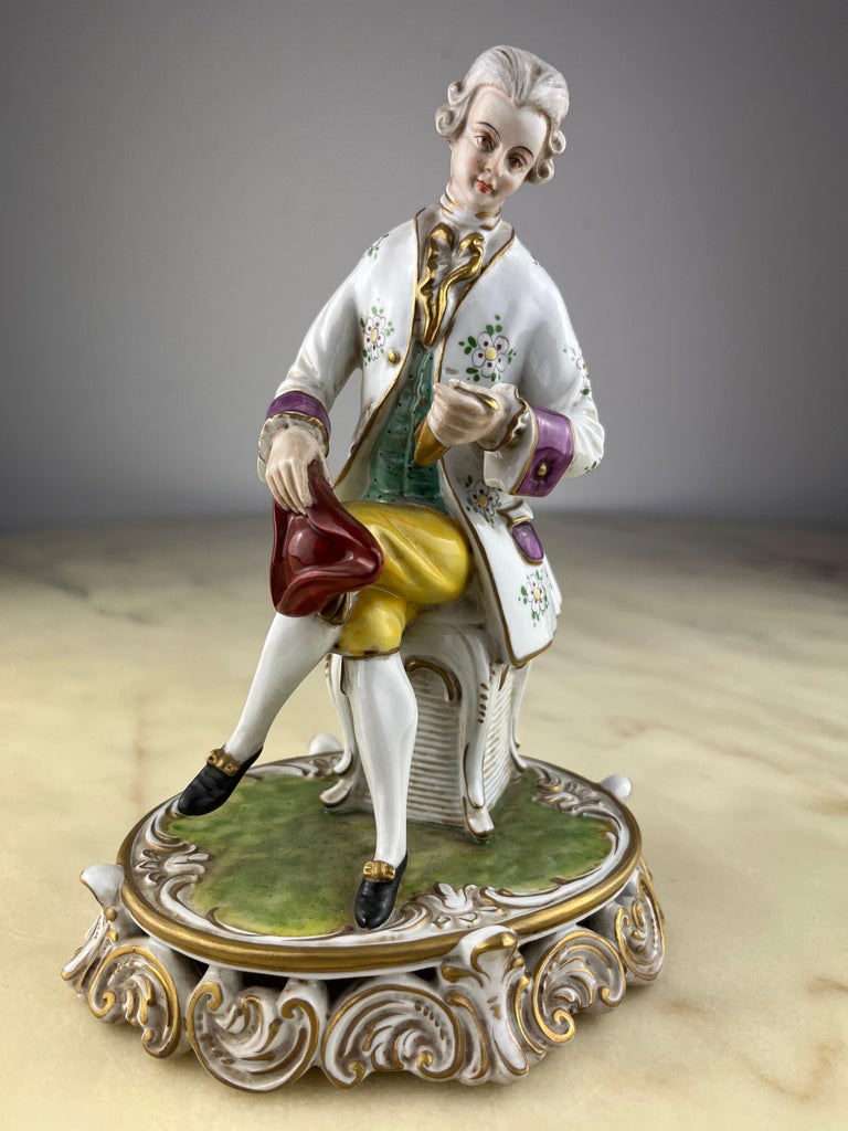 Capodimonte Porcelain Figurine, Italy, 1970s For Sale at 1stDibs