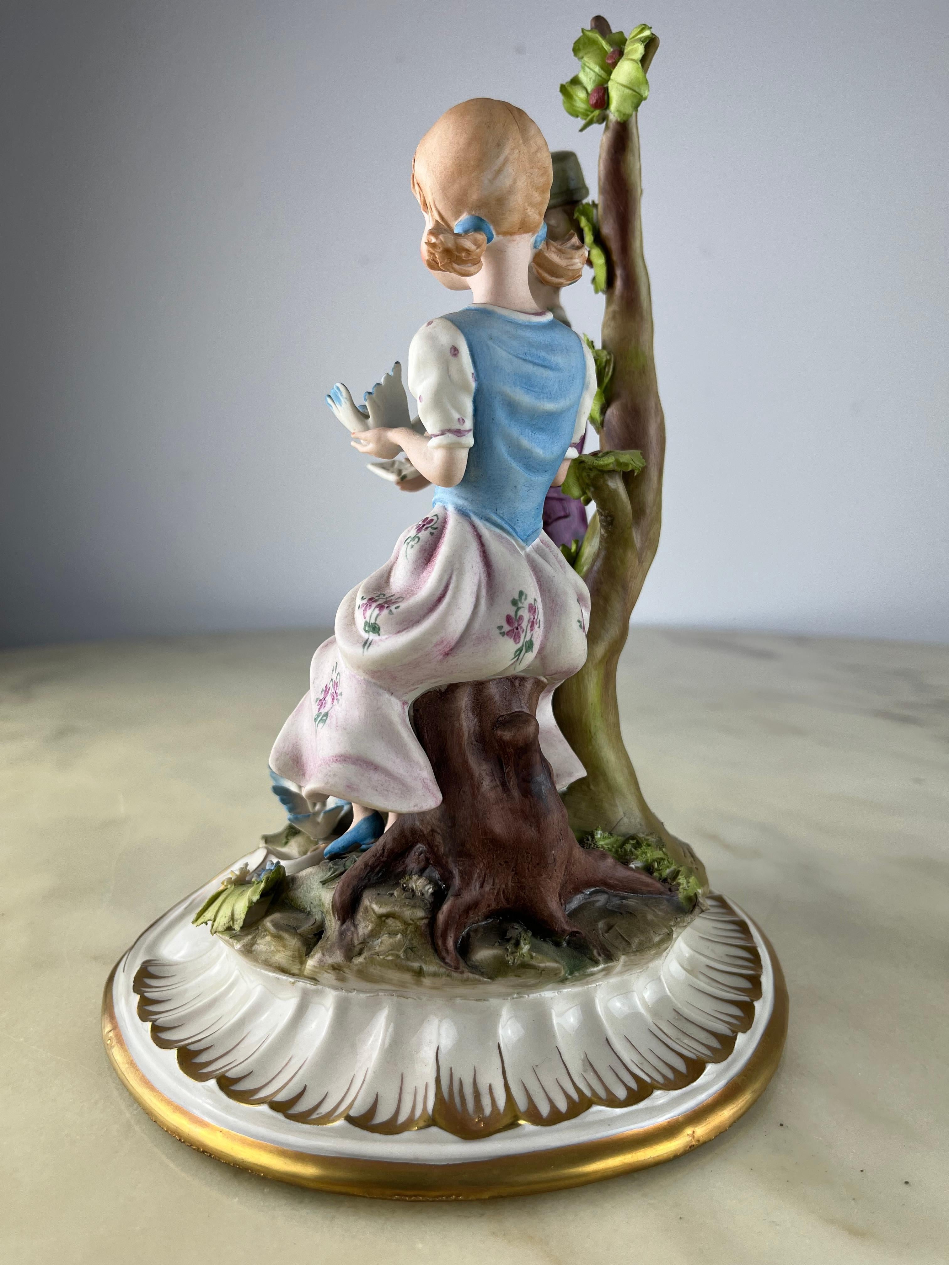 Capodimonte Porcelain Figurine, Italy, 1970s For Sale at 1stDibs