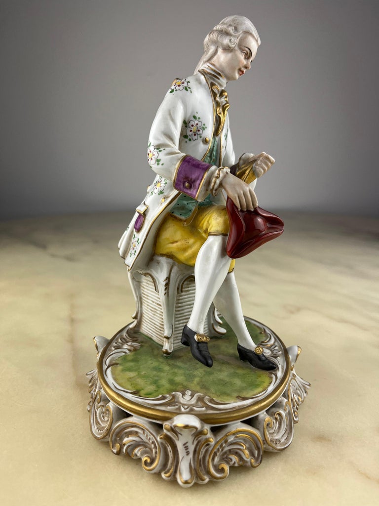 Capodimonte Porcelain Figurine, Italy, 1970s For Sale at 1stDibs