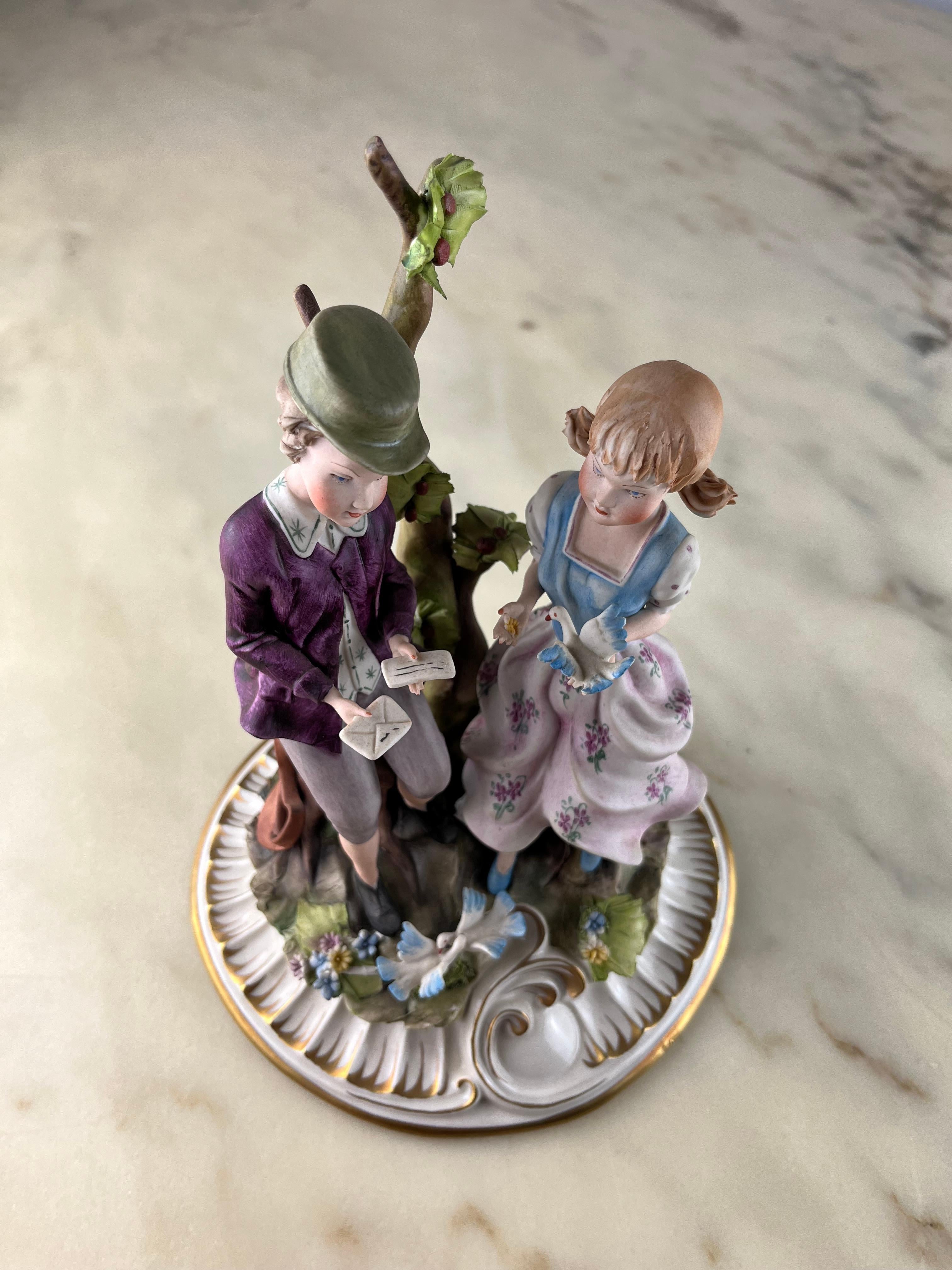 Capodimonte Porcelain Figurine, Italy, 1970s For Sale at 1stDibs