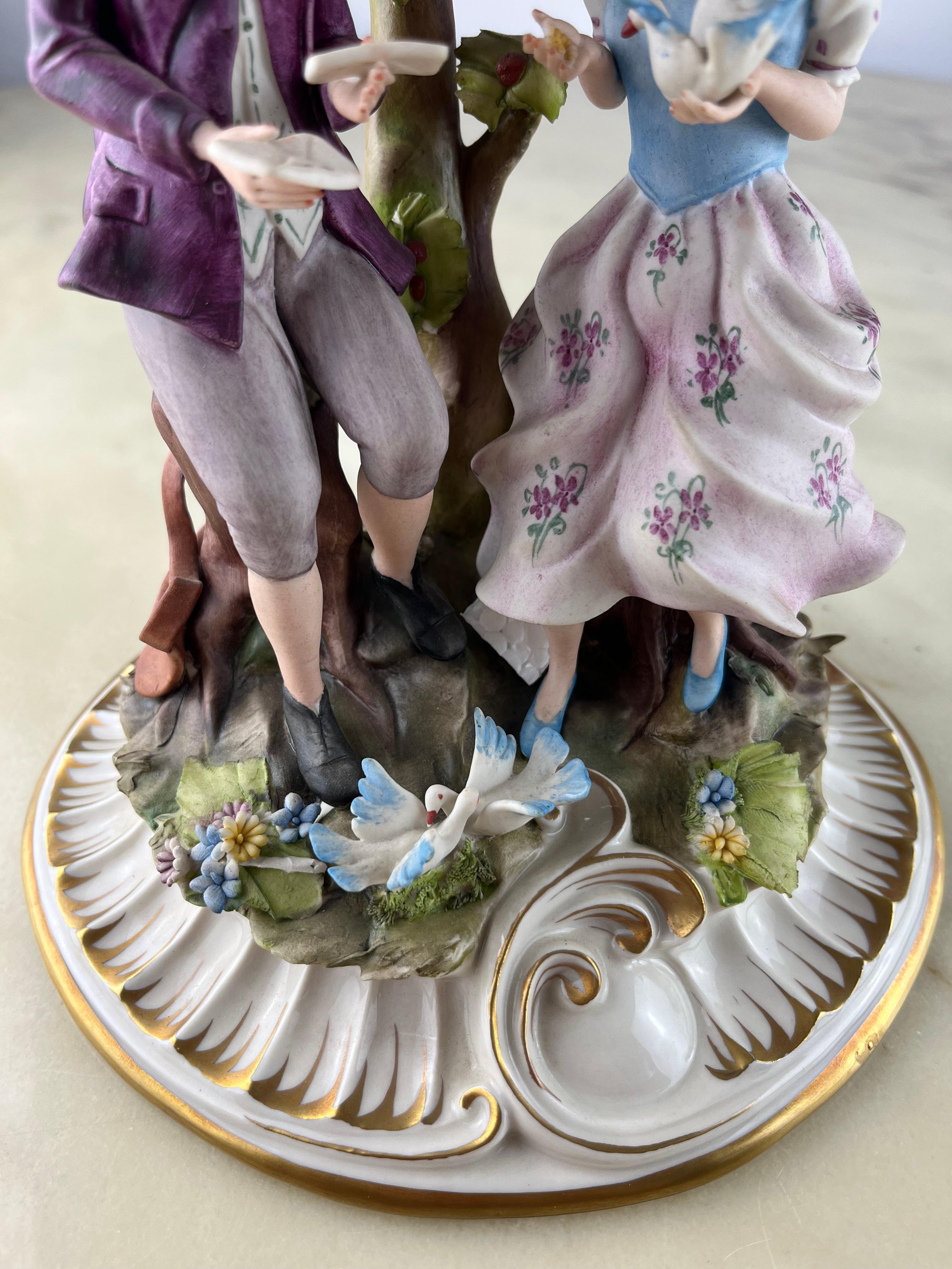 Capodimonte Porcelain Figurine, Italy, 1970s For Sale at 1stDibs