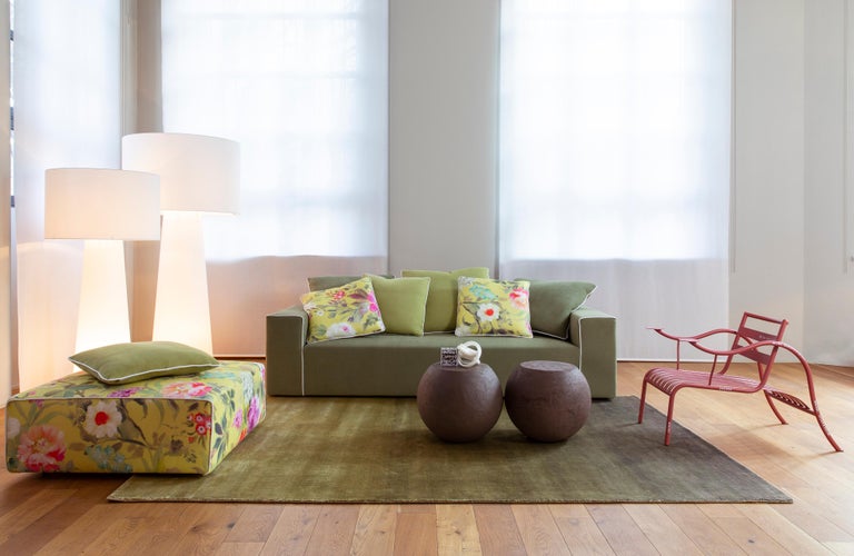 Marcel Wanders Large Big Shadow Lamp in White Chrome Metal for ...