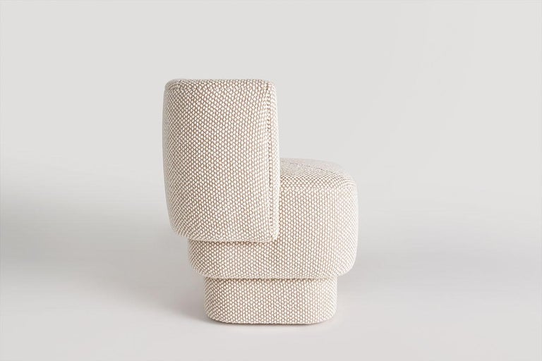 Capper Side Chair with Upholstered Base by Phase Design For Sale at 1stDibs