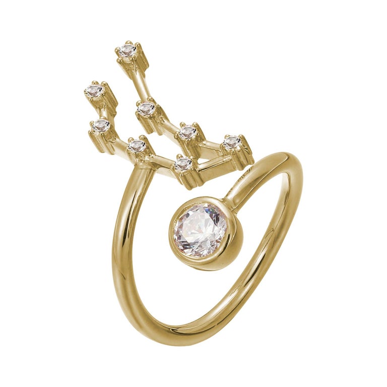 Customizable Capricorn Constellation Ring For Sale at 1stDibs