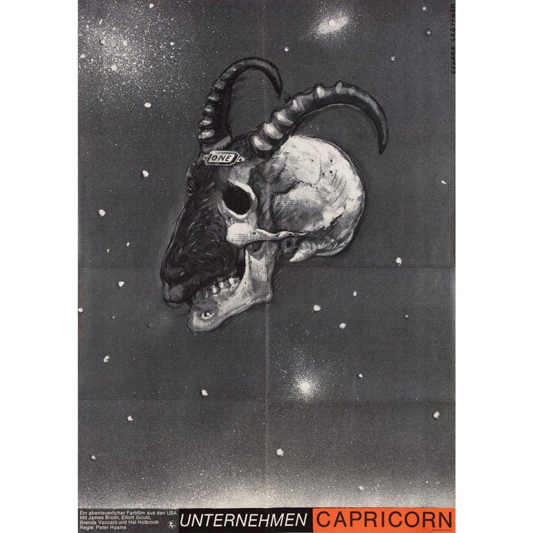 Capricorn One 1979 East German A1 Film Poster For Sale at 1stDibs