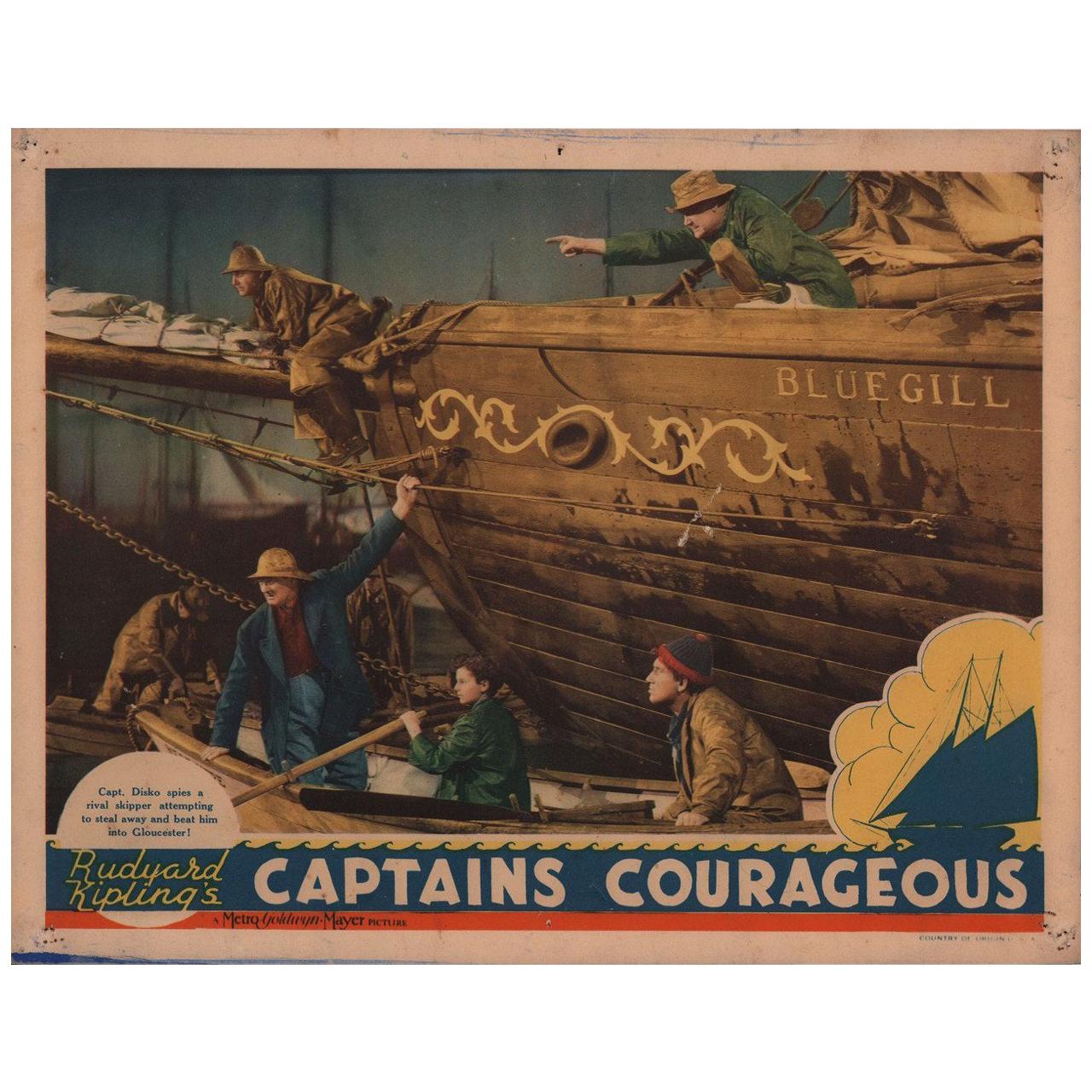 Captains Courageous 1937 U.S. Scene Card For Sale at 1stDibs