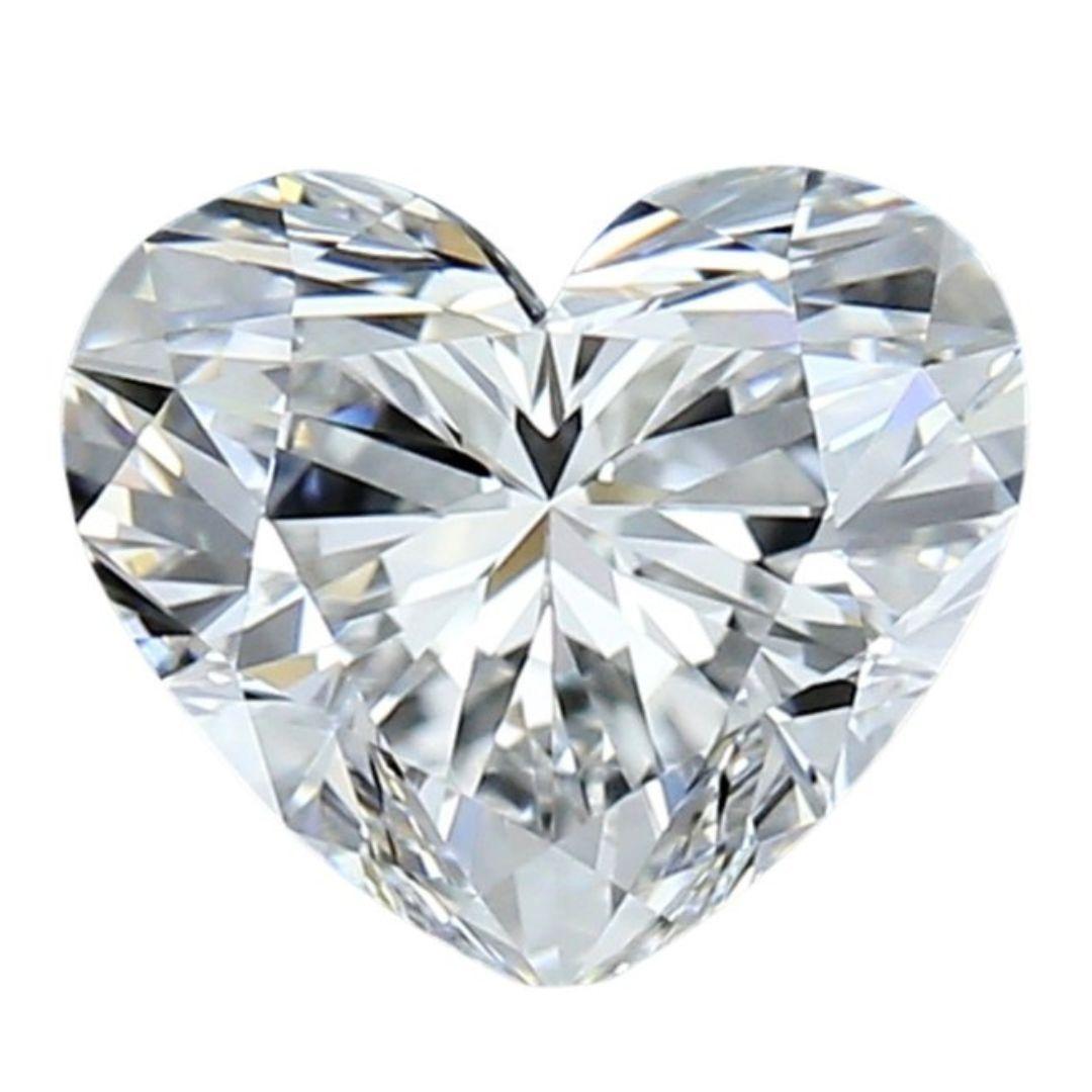 Captivating 0.90ct Ideal Cut Heart-Shaped Diamond - GIA Certified For ...