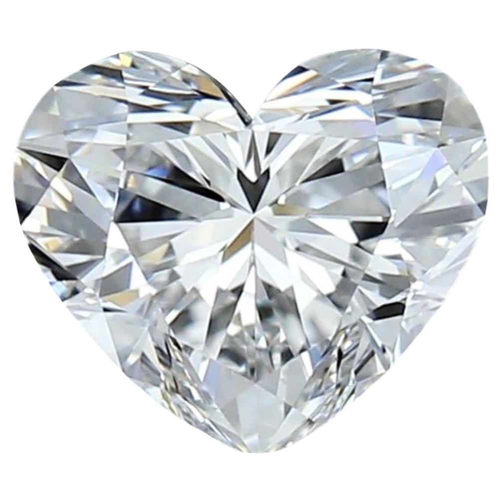 Captivating 0.90ct Ideal Cut Heart-Shaped Diamond - GIA Certified For ...