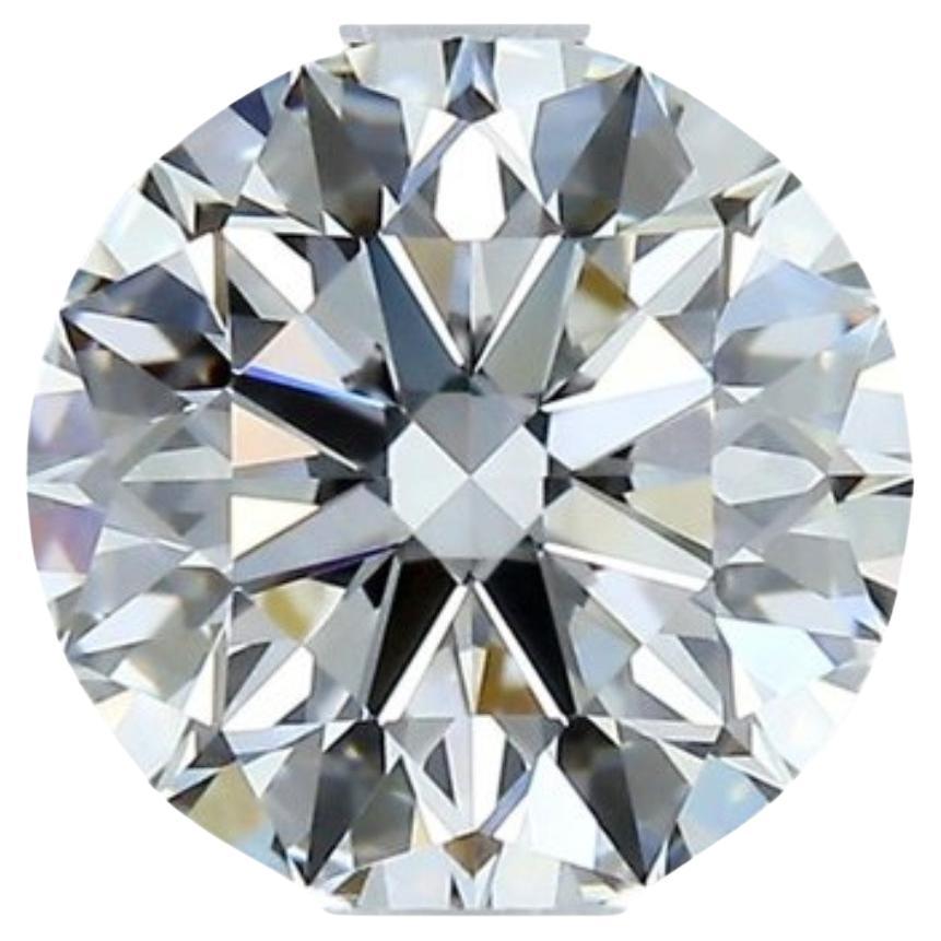 Pristine 1.10ct Triple Excellent Ideal Cut Pair of Round-Shaped Diamond ...