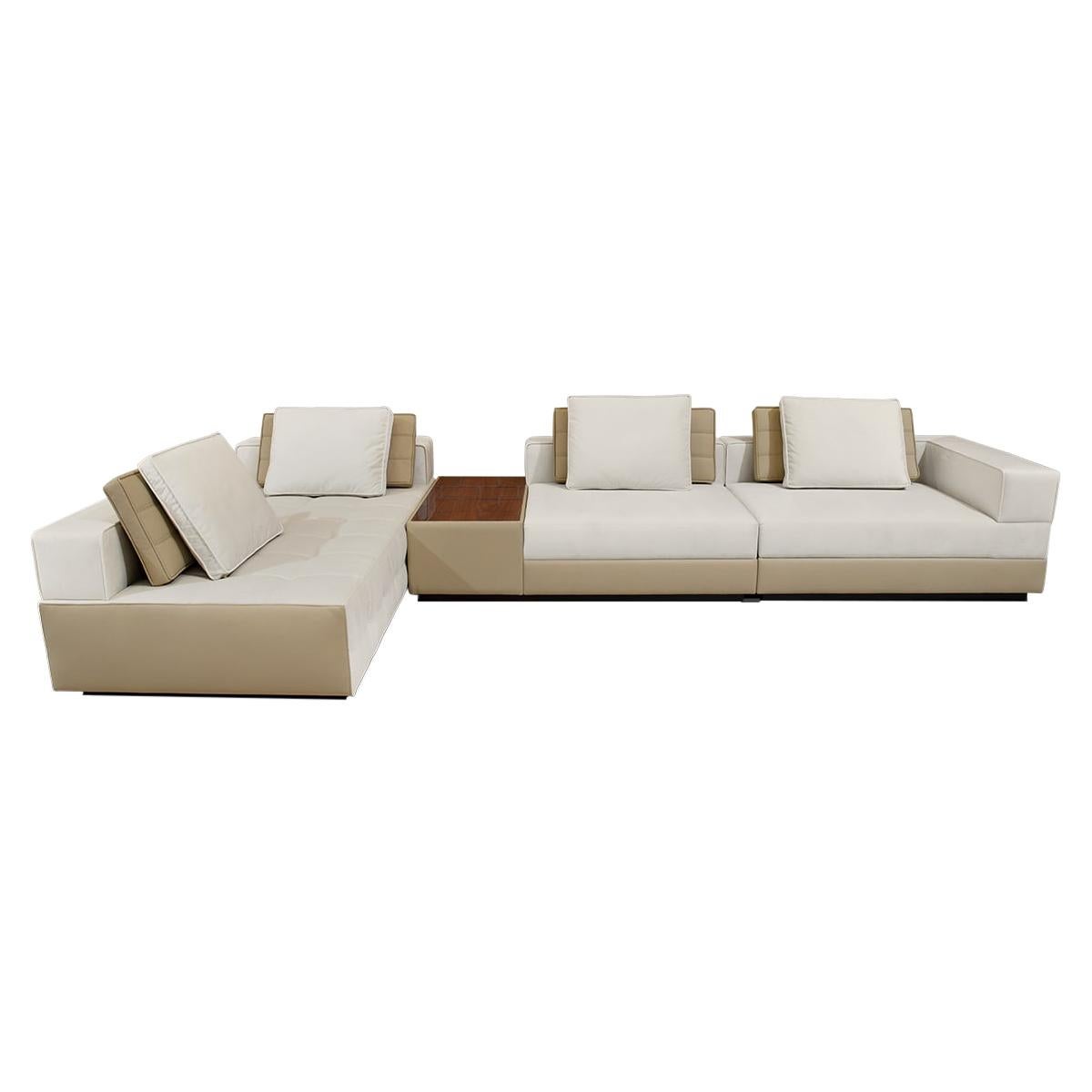 European Modern Velvet and Bronze Vamp Curvilinear Lounge by Koket For ...