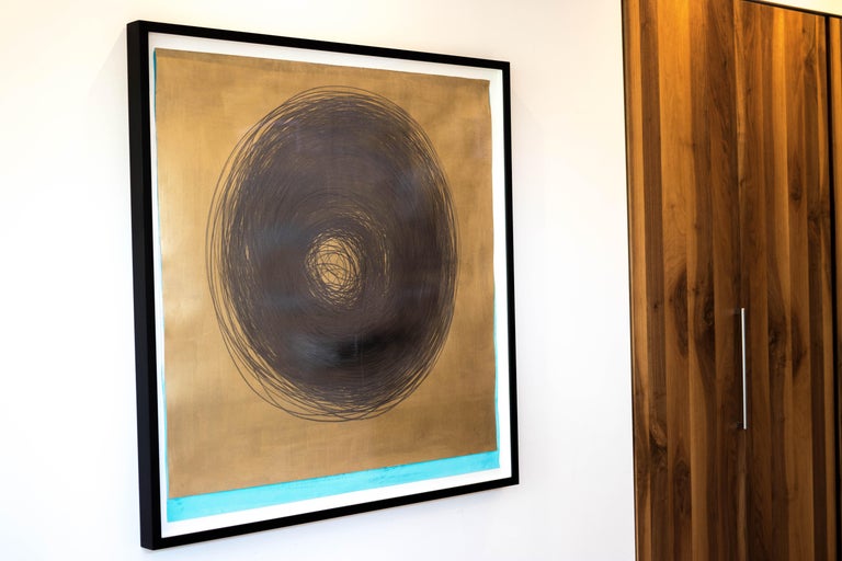 Carali McCall - Carali McCall, Work no. 1 (Circle Drawing) Gold ...
