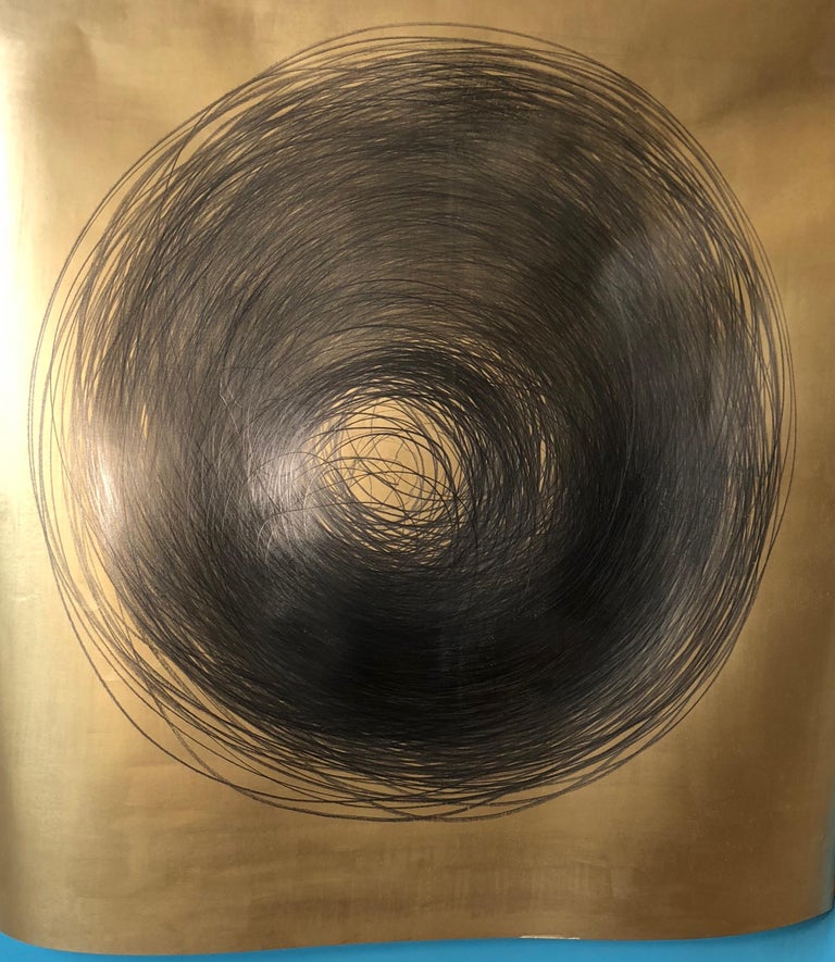 Carali McCall - Carali McCall, Work no. 1 (Circle Drawing) Gold ...