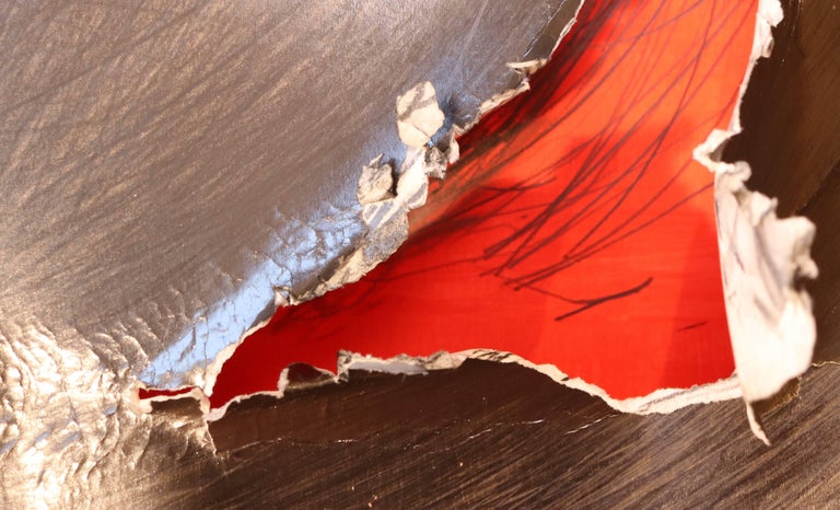 Carali McCall - Carali McCall, Work no. 1 (Circle Drawing) Gold/Red ...