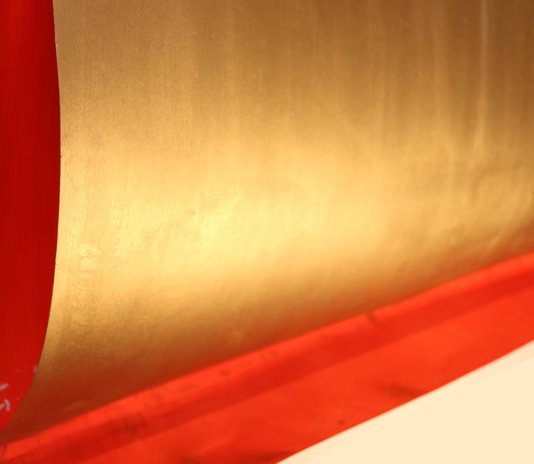 Carali McCall - Carali McCall, Work no. 1 (Circle Drawing) Gold/Red ...