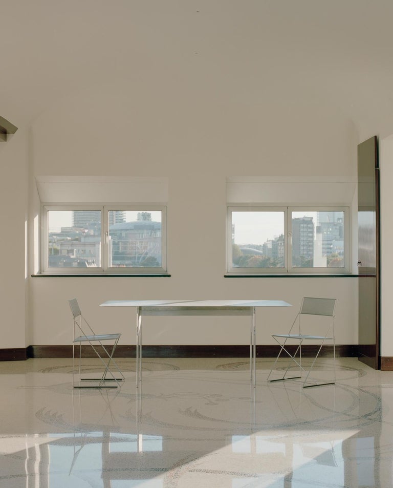 Carbonari aluminum table by Scattered Disc Objects For Sale at 1stDibs