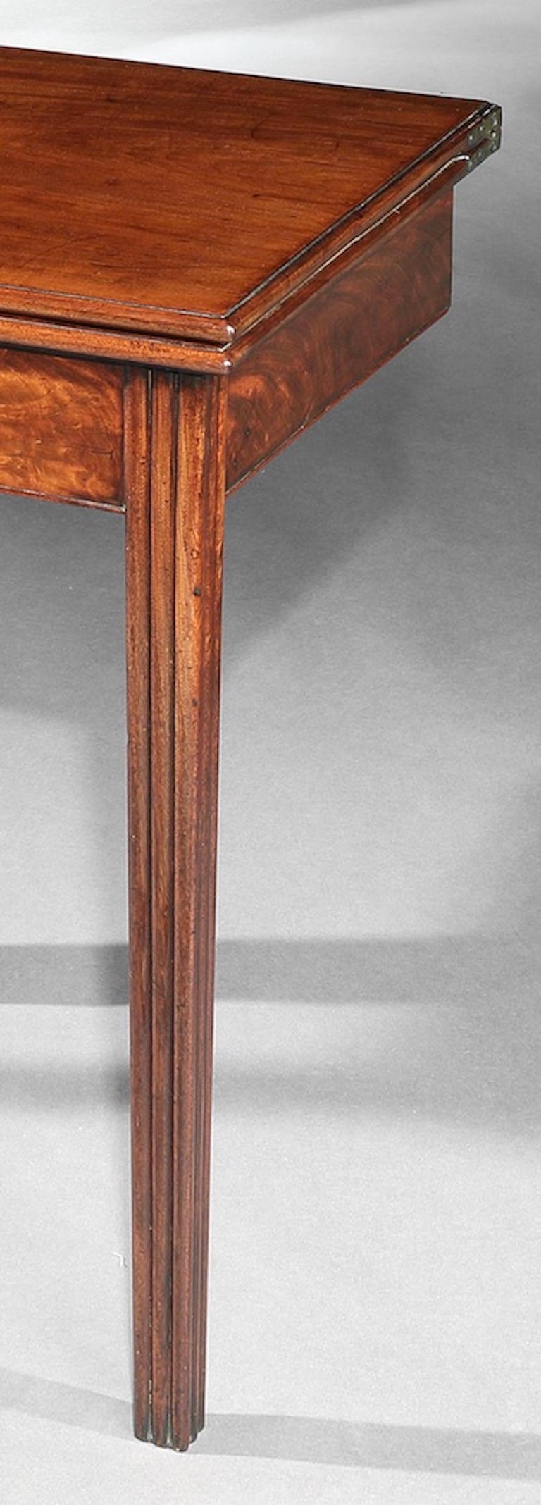 Card Table, Pair, Matched, English, Regency, Mahogany, Plum Pudding ...