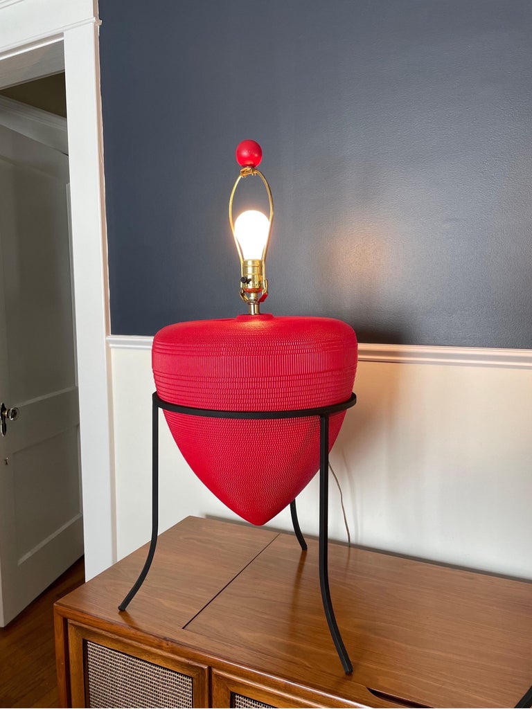 Cardboard Amphora Urn Lamps Frank Gehry or Gregory Van Pelt Post-Modern ...