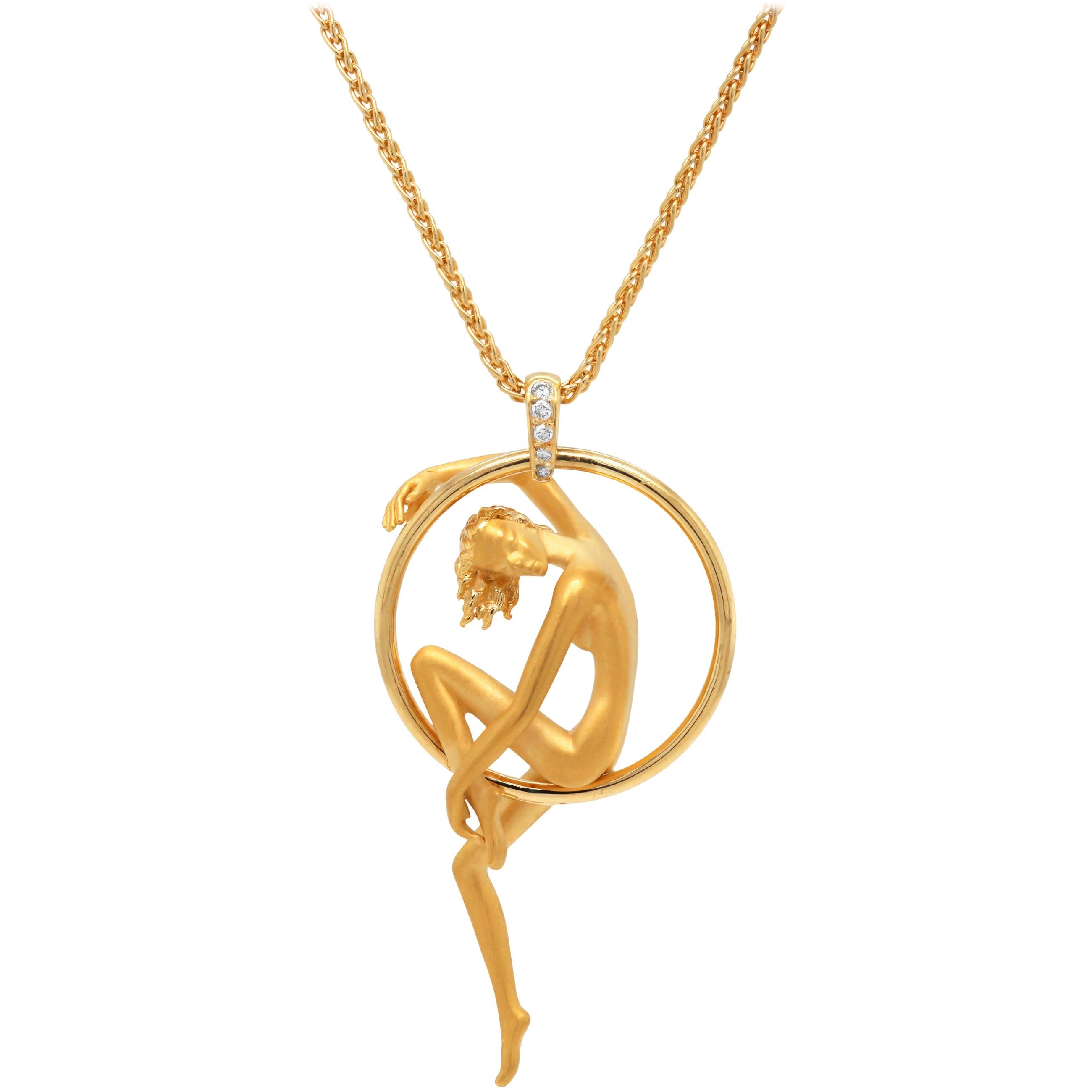 Dancing Pendant - 18 For Sale on 1stDibs