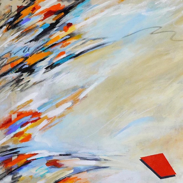 Cari Cohen - Chromatic Expression II. Big modern colourful Painting on ...