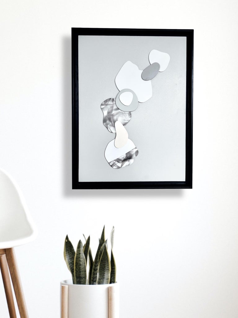 Cari Cohen - Clouds I . Abstract, Minimalistic, Plaster 3D shapes on ...