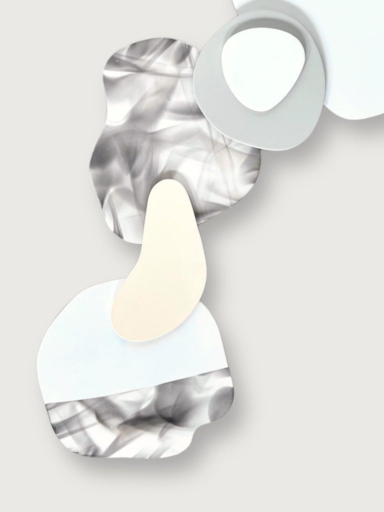 Cari Cohen - Clouds I . Abstract, Minimalistic, Plaster 3D shapes on ...