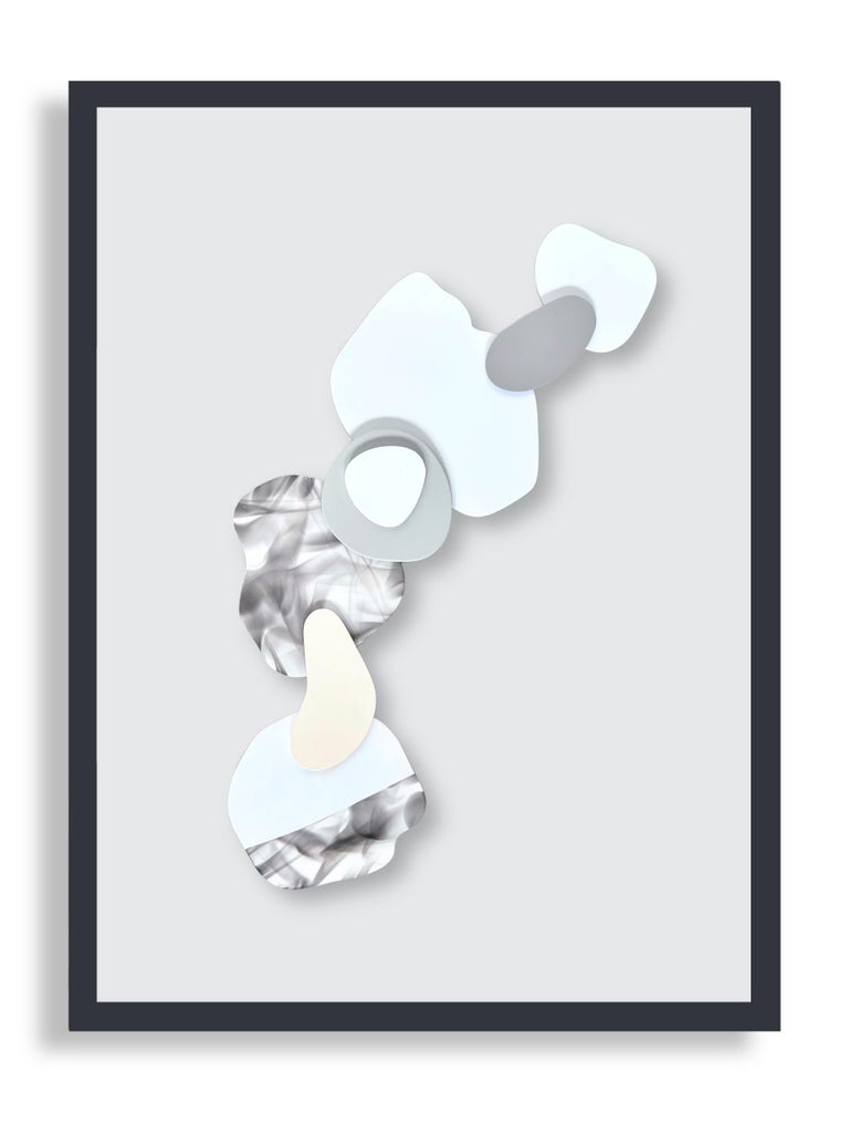 Cari Cohen - Clouds I . Abstract, Minimalistic, Plaster 3D shapes on ...