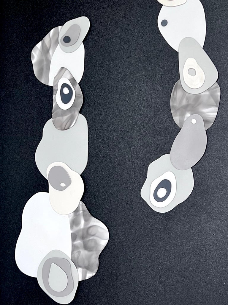 Cari Cohen - Clouds II . Abstract, Minimalistic, Plaster 3D shapes on ...