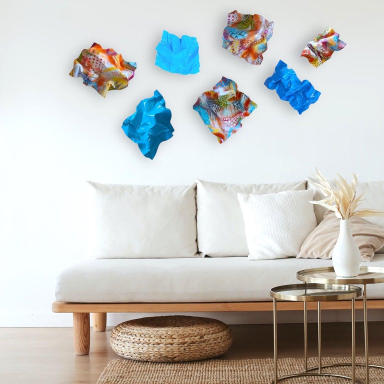 Cari Cohen - Flying Ocean Waves . Abstract,Contemporary,Modern Wall ...