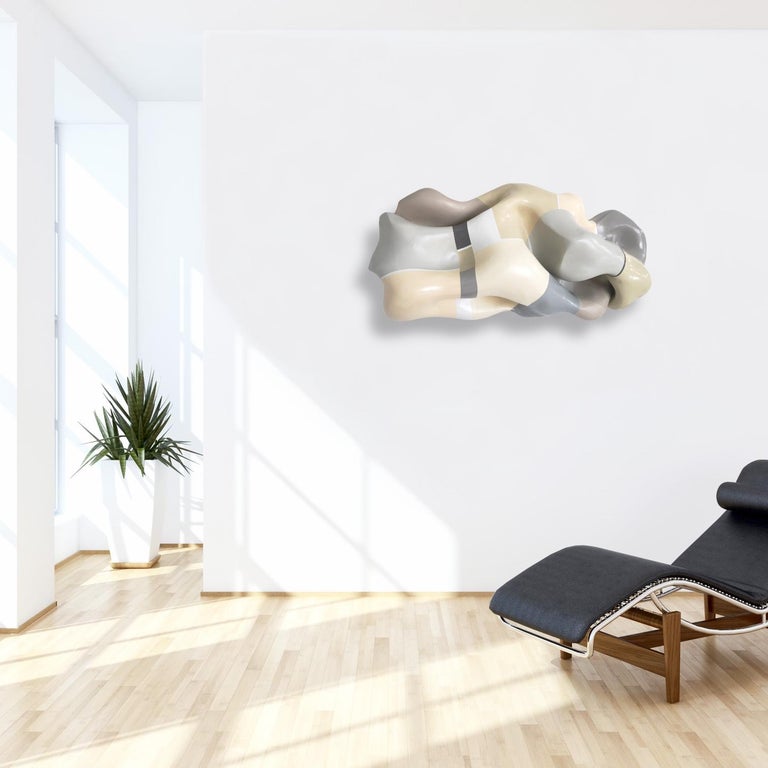 Cari Cohen - Intertwined. Abstract, Modern, Contemporary, Plaster, wall ...