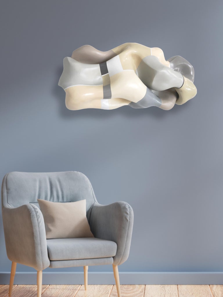 Cari Cohen - Intertwined. Abstract, Modern, Contemporary, Plaster, wall ...