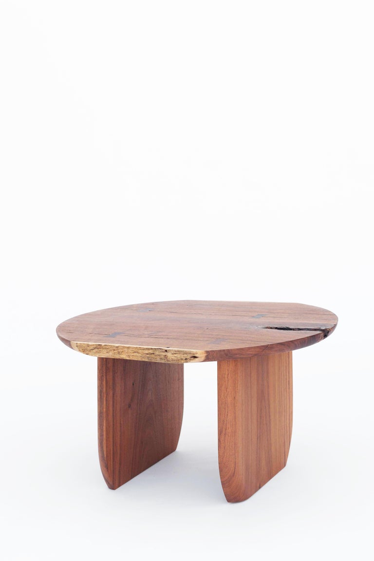 Organic Modern Coffee Table in Caribbean Walnut Tropical Wood For Sale ...