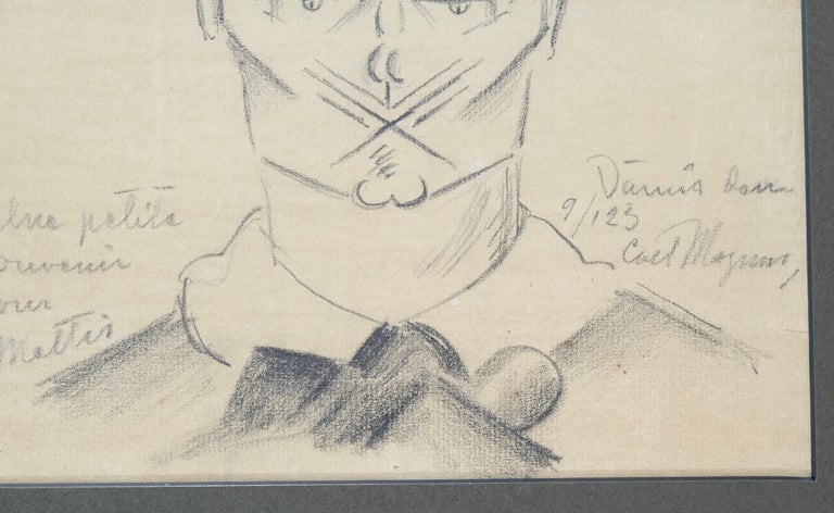 Caricature Drawing of August Strindberg, by Carl Magnus Lindquist For ...